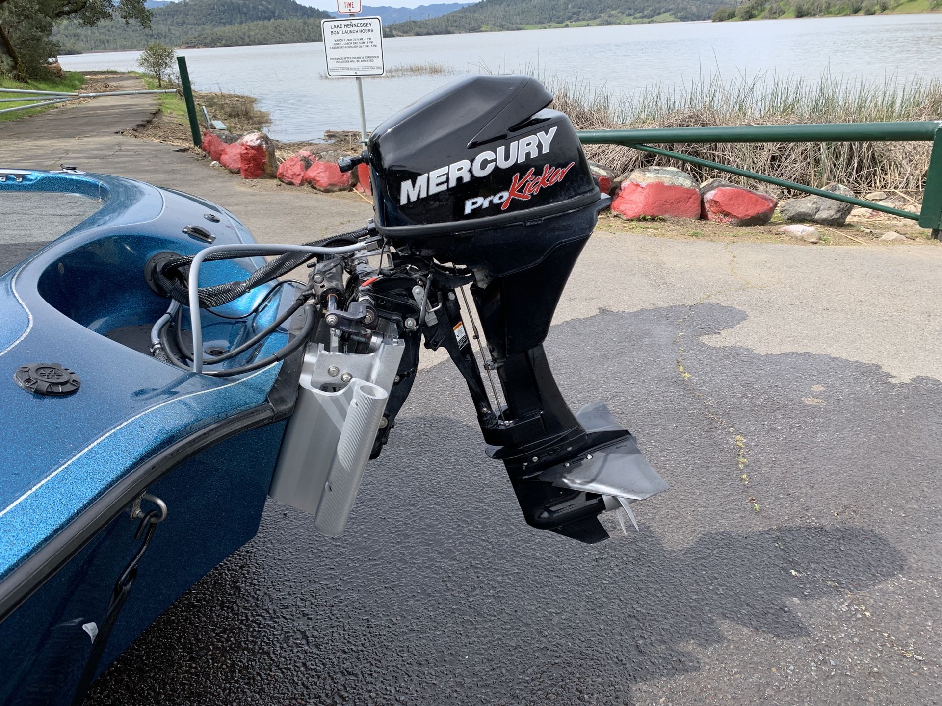 2015 Mercury 9.9 HP - Pro Kicker - Four Stroke - 20” Shaft - Power Trim ...