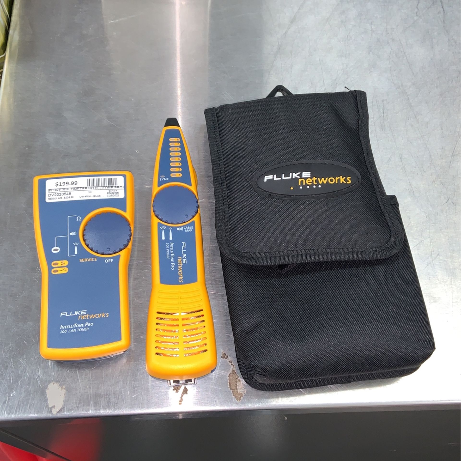 Fluke Multimeter Intellitone Pro 200 Lan Toner And Toner for Sale in ...