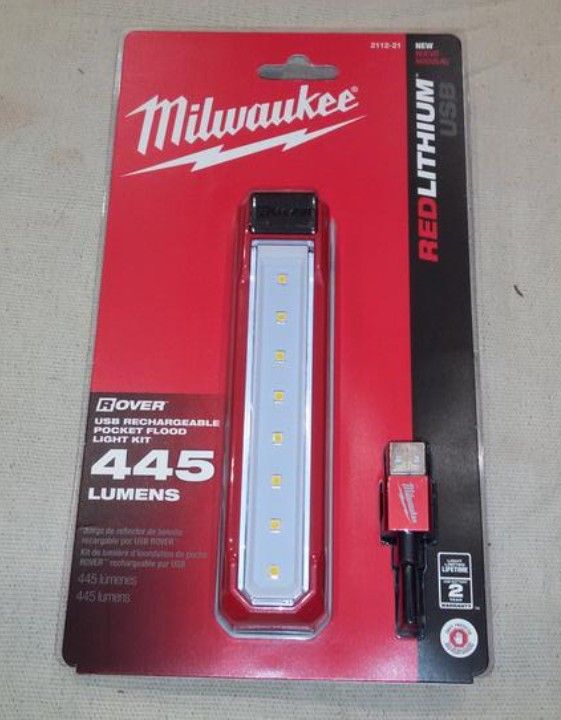 MILWAUKEE 445 Lumens LED REDLITHIUM USB Rover Pocket Flood Light for Sale in Fort Lauderdale, FL ...