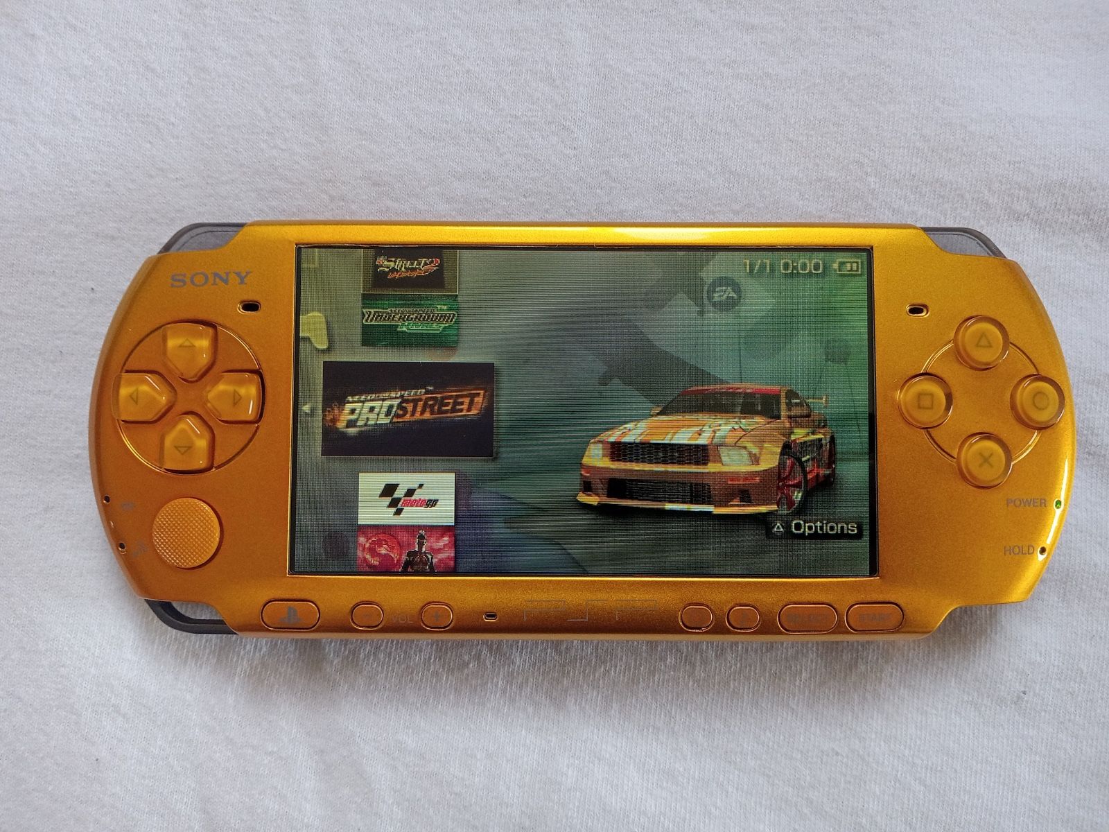 LIKE NEW !!! GOLD * 3001 * SLIM * PSP- WITH 5,000 GAMES for Sale in ...