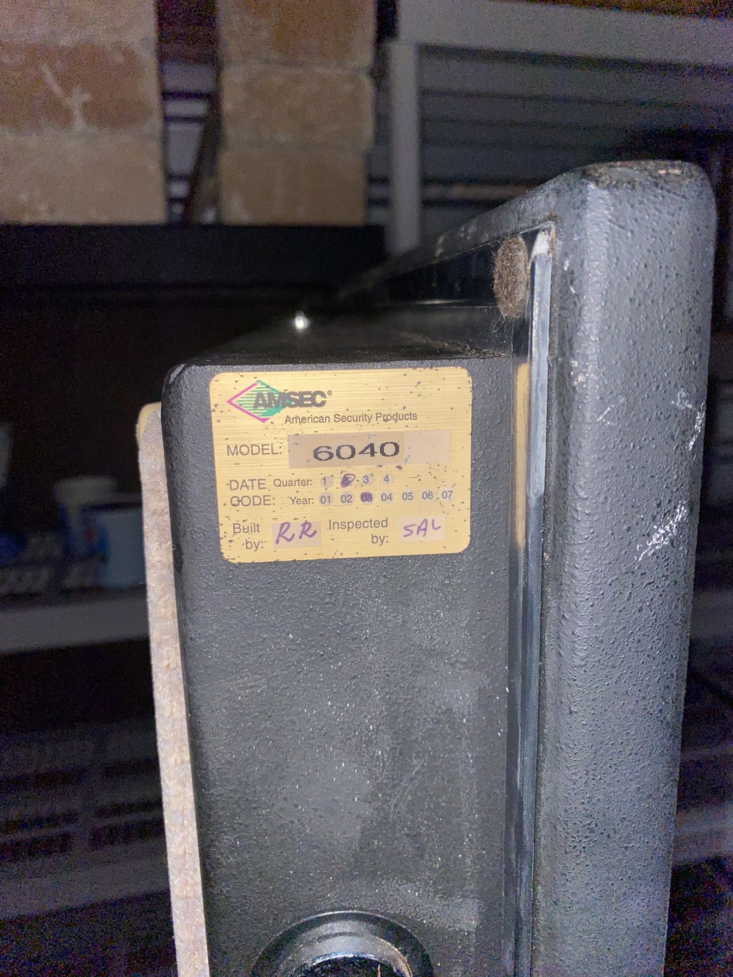 AMSEC SAFE MODEL 6040 (MUST GO / $700 / OBO ) (DELIV UPON AGREEMENT ...