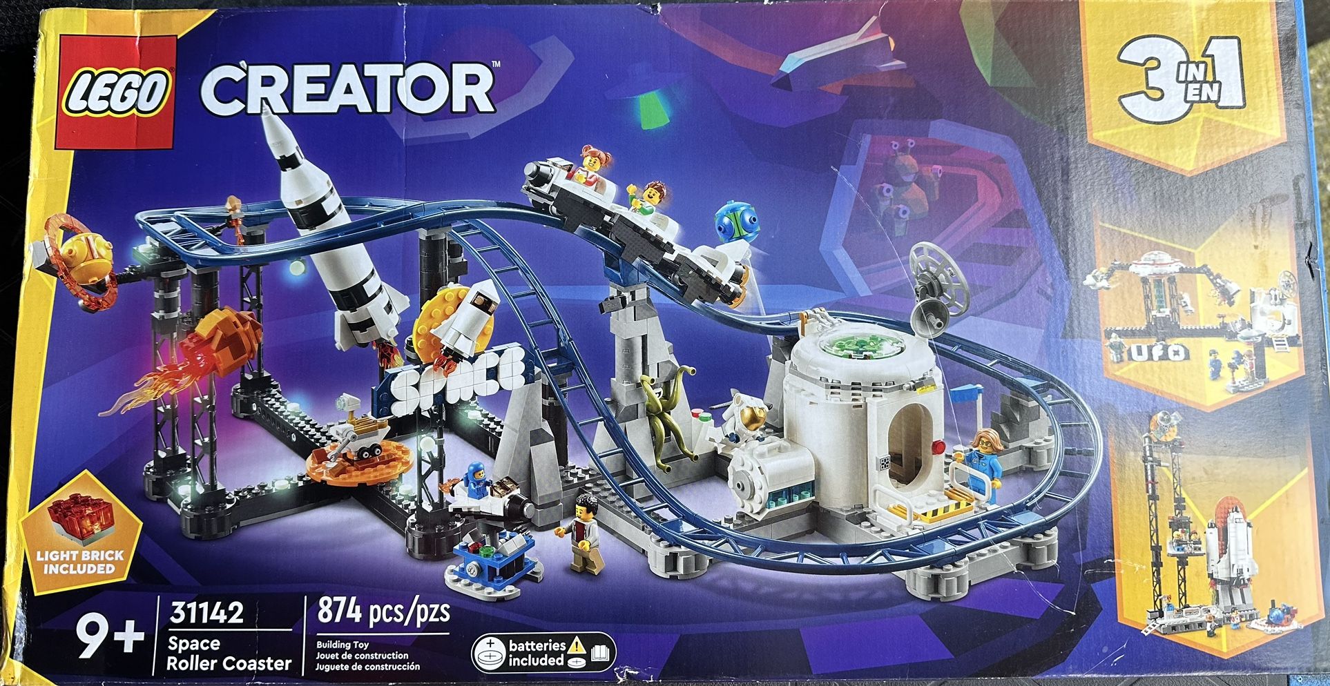 LEGO CREATOR 3 IN 1 SPACE ROLLER COASTER SET for Sale in Tacoma, WA ...