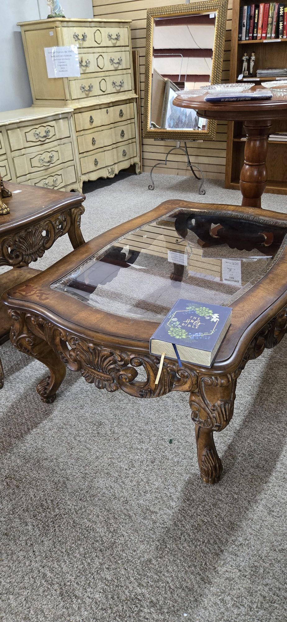 Vintage Schnadig coffee table / 2 end tables for Sale in Spring, TX ...