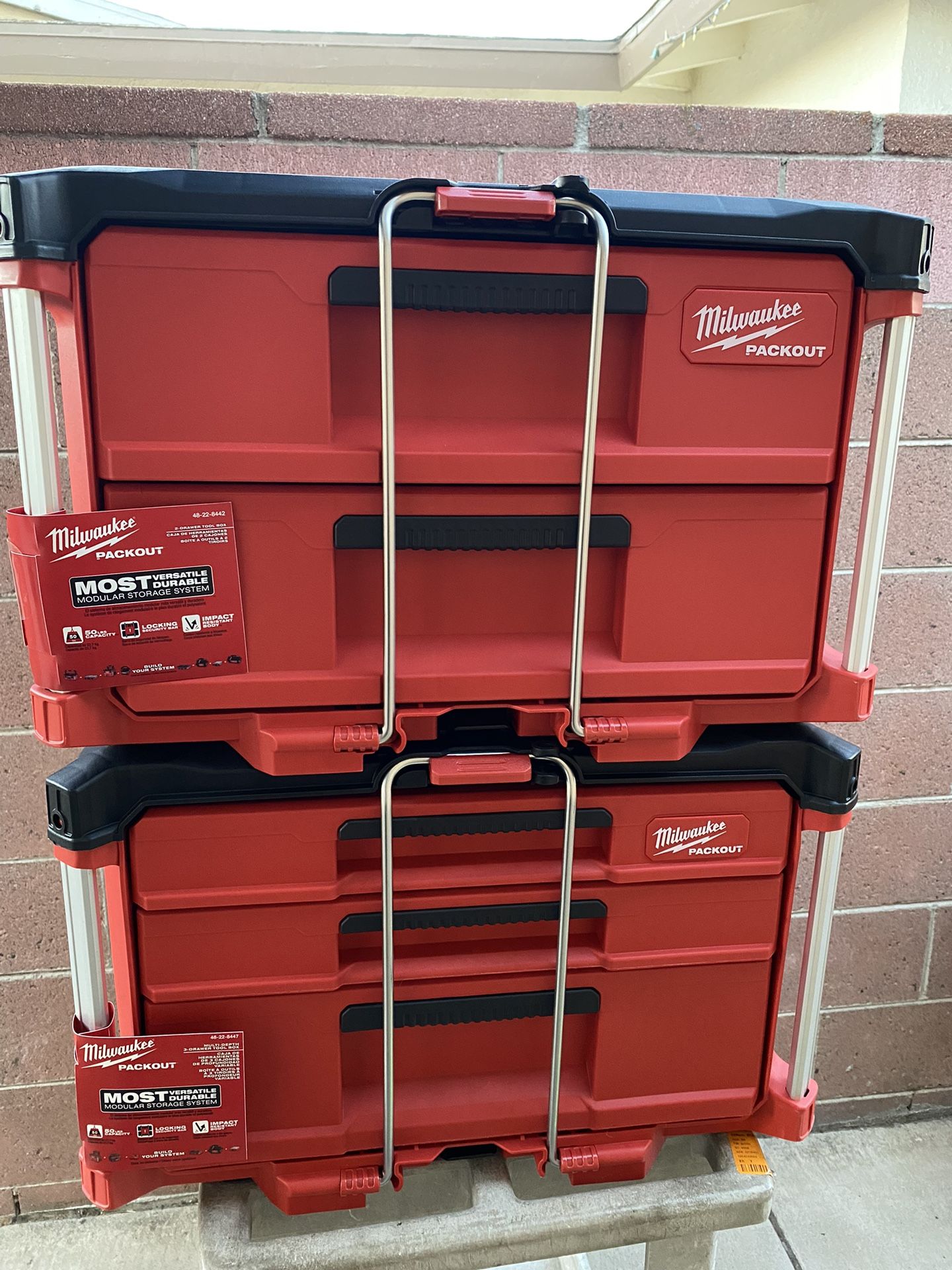 New Milwaukee Pack Out Tool Boxes 2 PCs for Sale in Santa Ana, CA - OfferUp