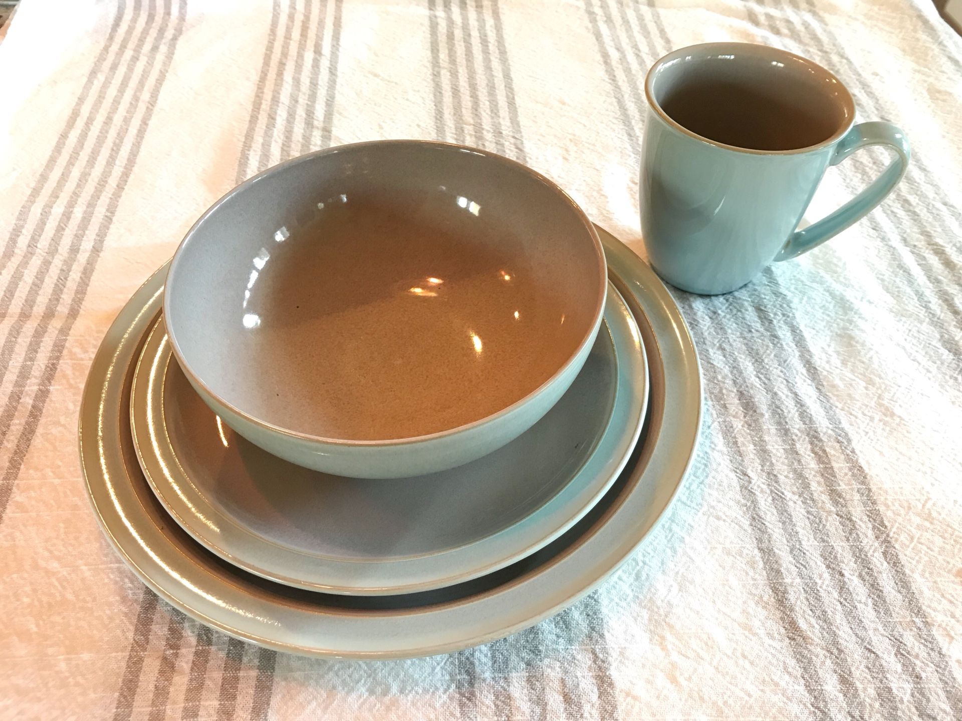 Denby Dishware Set (Dishes) - 10 place settings (39 pieces) for Sale in ...