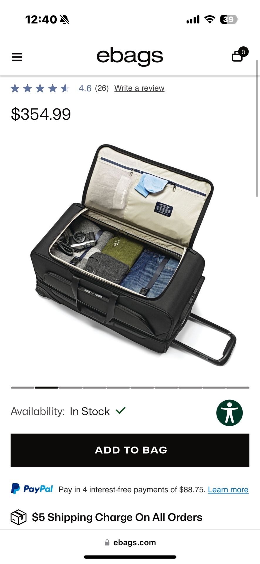 Samsonite Armage II Wheeled Split Duffel for Sale in Charlotte, NC ...