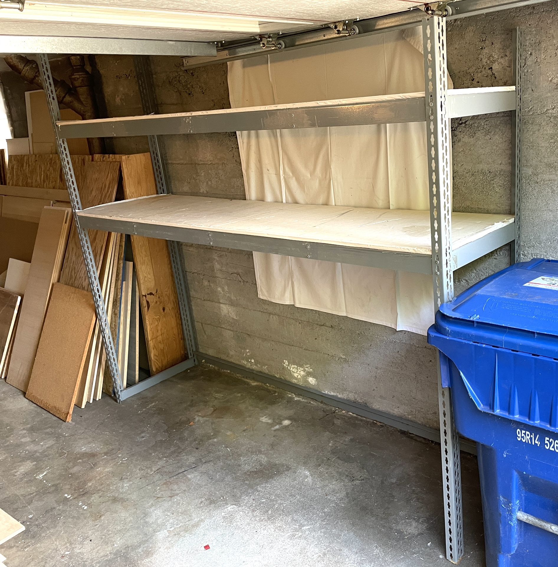 8 Foot Wide 2 Foot Deep And 7 Foot Tall Storage Rack for Sale in ...