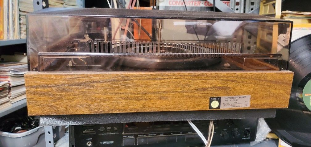 1970s Sony PS-77 Vinyl Record Player Turntable. Refurbished. Watch ...