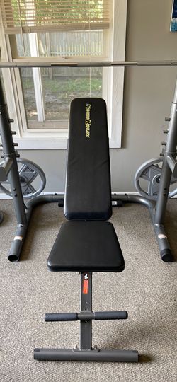 Squat/Bench Rack W/6 Ft 45lb Bar/2x45lb Plates/incline/decline Bench ...