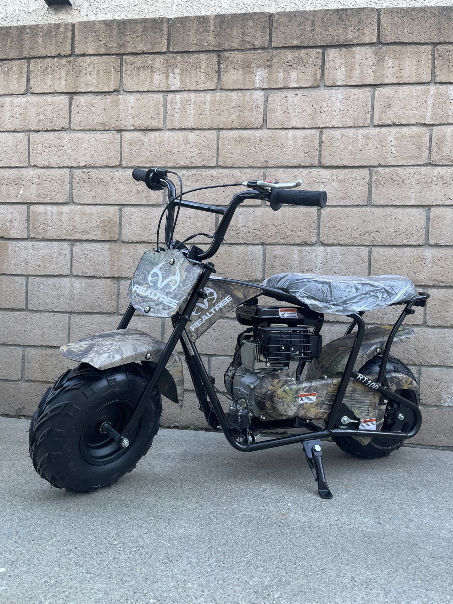 Realtree Gas Powered 105cc Camo Power Ride-On Mini Bike top speed about ...