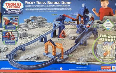 Thomas The Train Trackmaster Risky Rails Bridge Drop