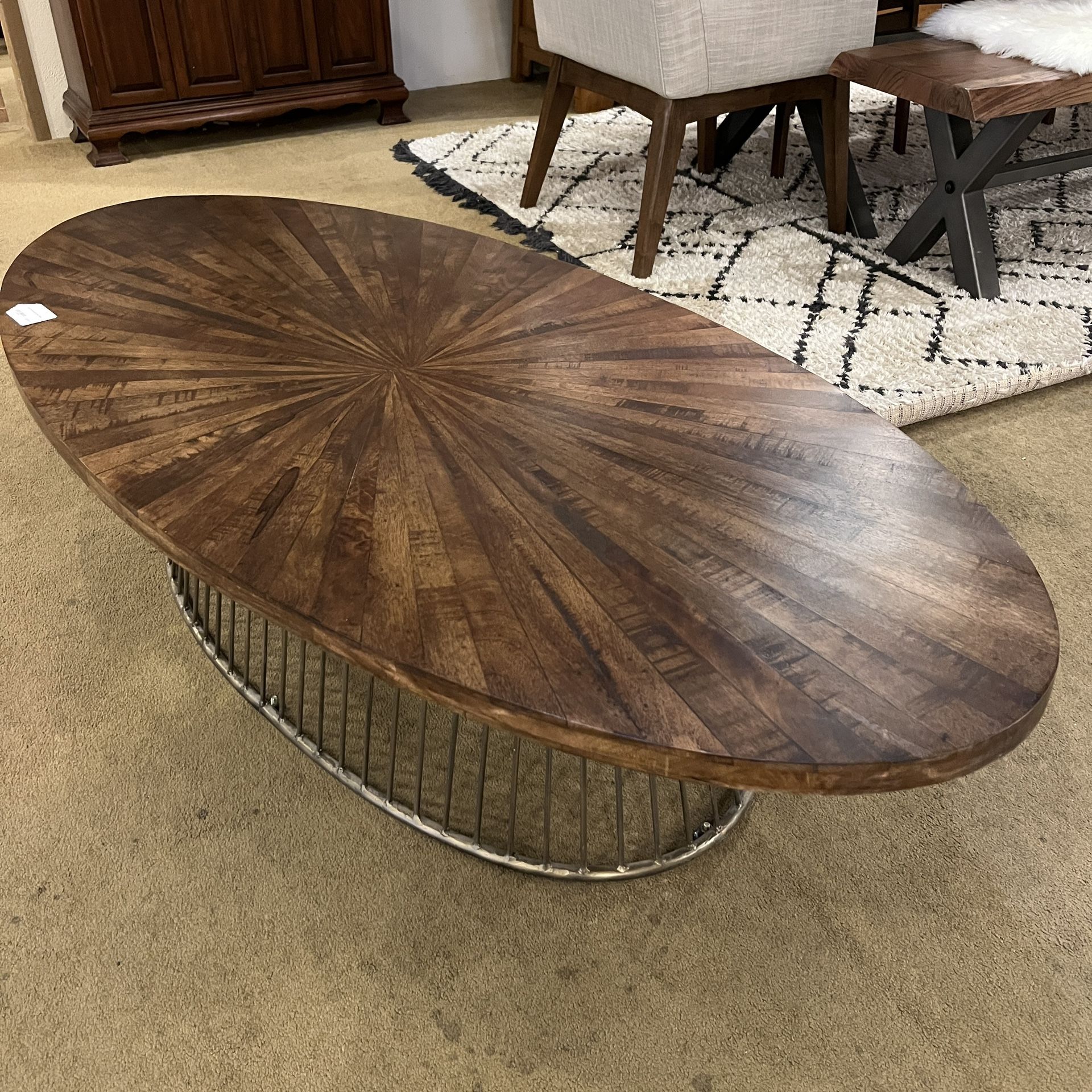 Oval Patterned Coffee Table for Sale in Seattle, WA - OfferUp