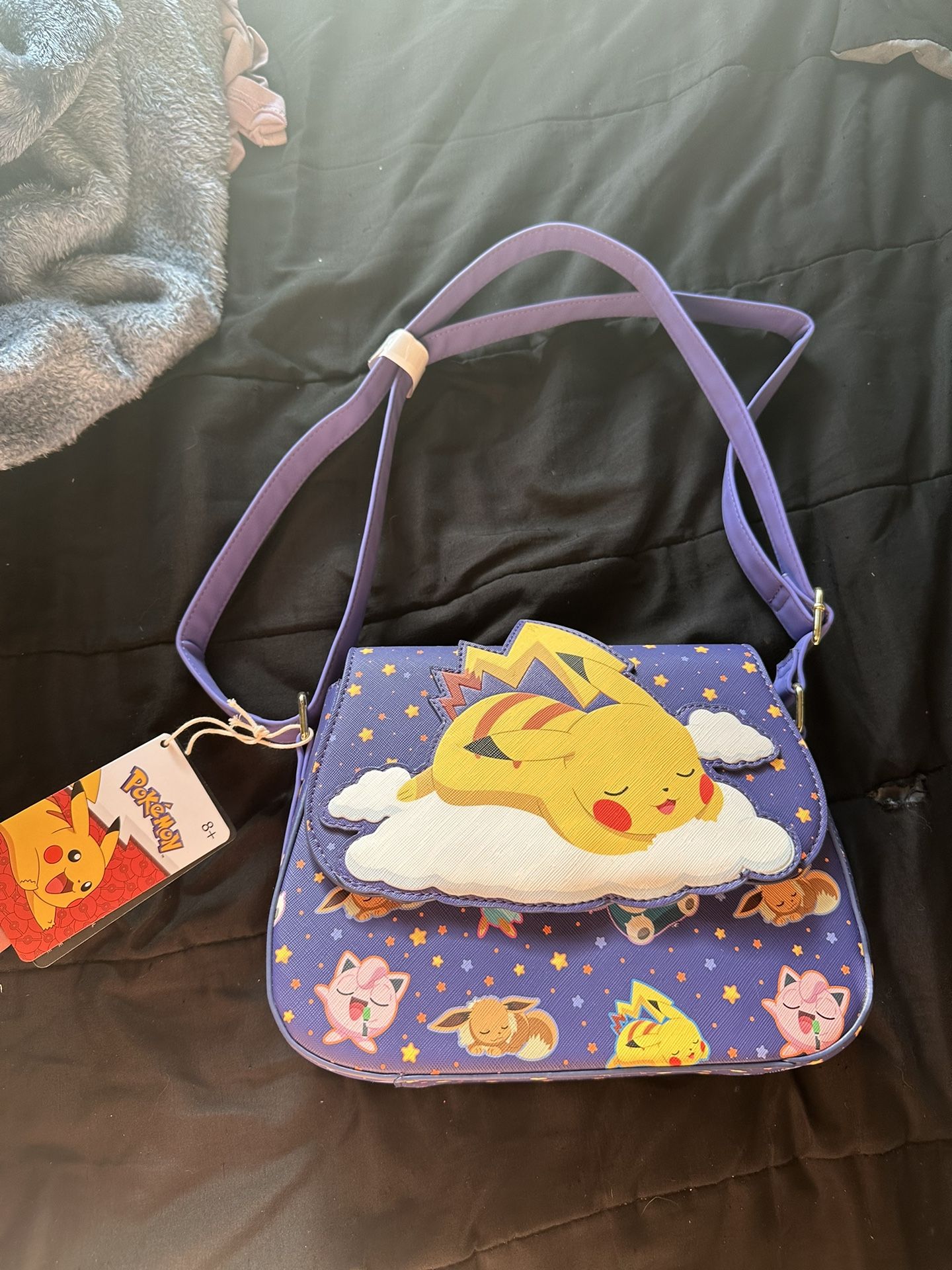 Loungefly Sleeping Pikachu Side Bag for Sale in Grand Terrace, CA - OfferUp