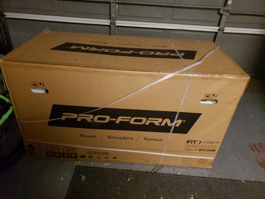 Pro-form Rowing Machine Un Opened In Box Bought 2 750R for Sale in Boca ...