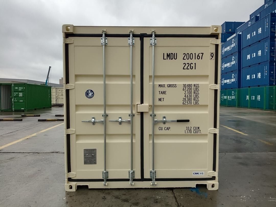 NEW 20ft Beige One Trip Shipping Containers For Sale for Sale in ...