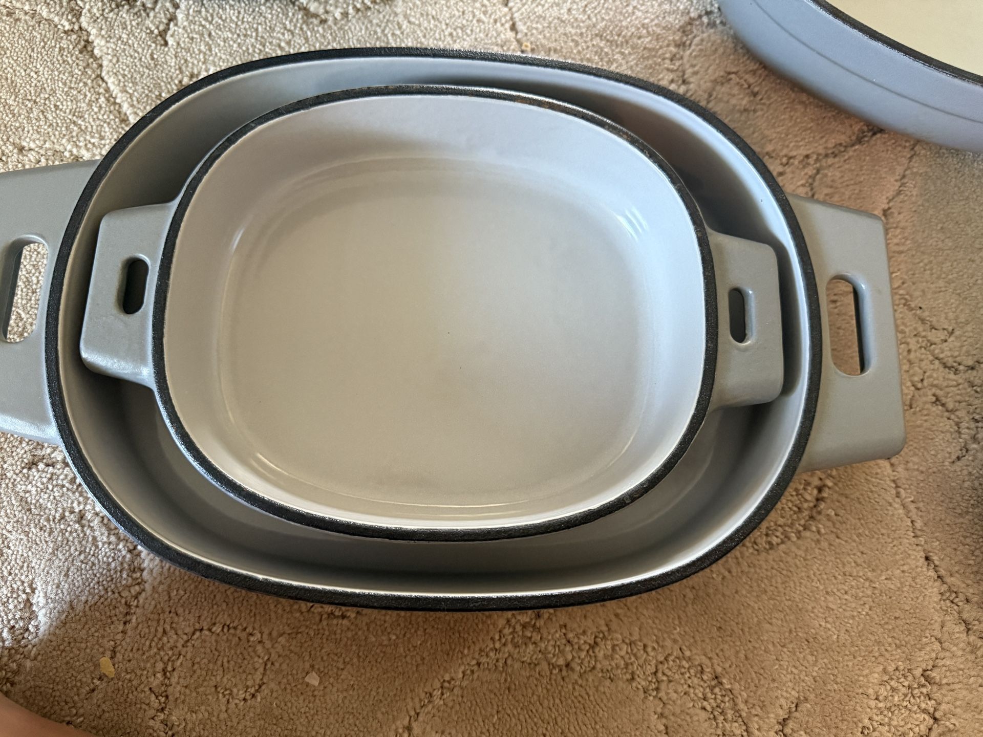 Pampered Chef Cast Iron Non Stick Cookware Set for Sale in Pinellas ...
