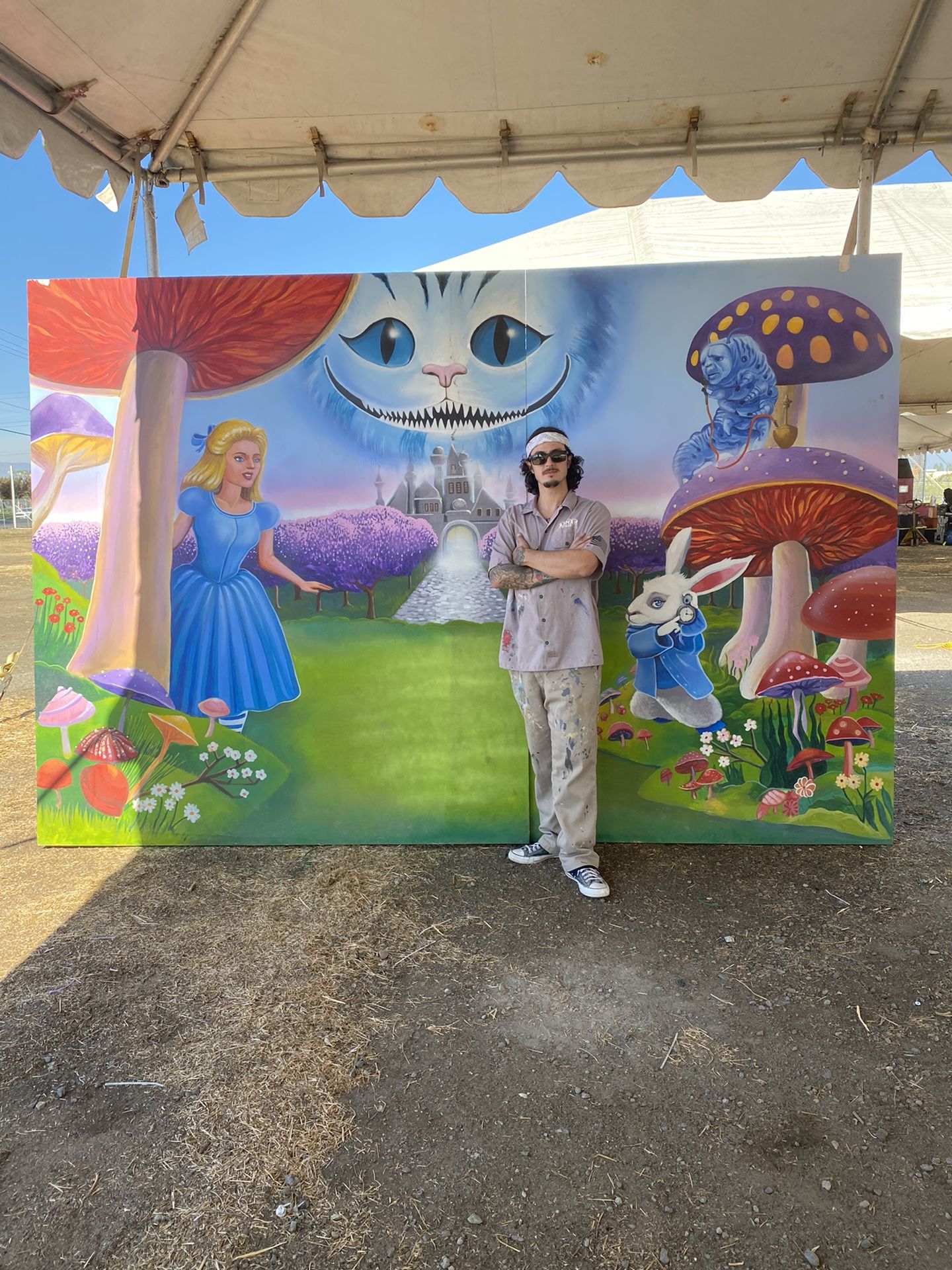 SELLING SPECIAL ALICE IN WONDERLAND PROP WALLS BY TWO KNOWN LA ARTISTS ...
