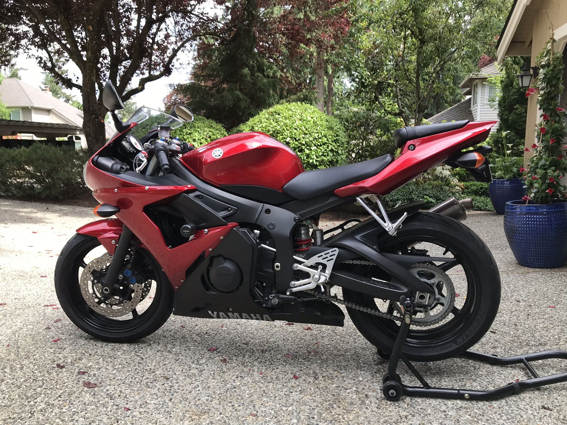 2007 Yamaha R6S Crimson Red - 11,700 Miles for Sale in Redmond, WA ...