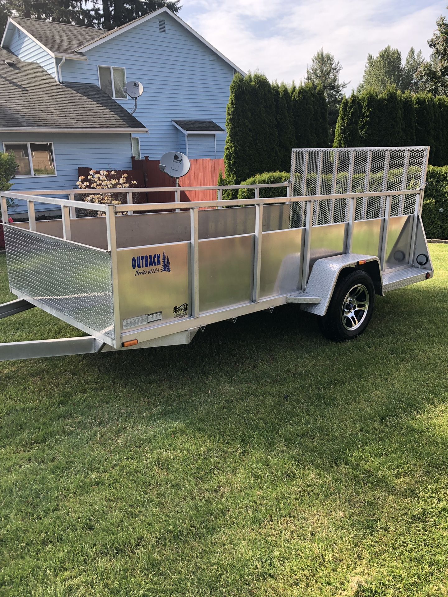 2007 Aluminum Outback utility trailer 6 X 12. for Sale in Snohomish, WA ...