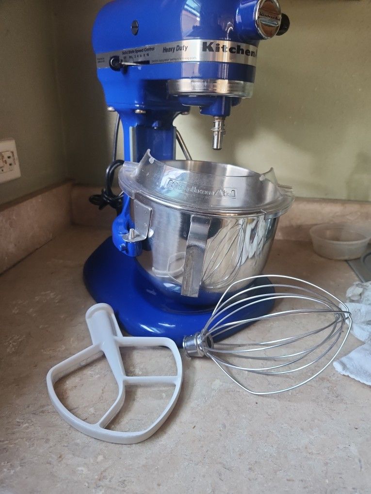 Kitchenaid Heavy Duty Blue Cobalt Mixer KSM5DAB for Sale in Norwalk, CA ...