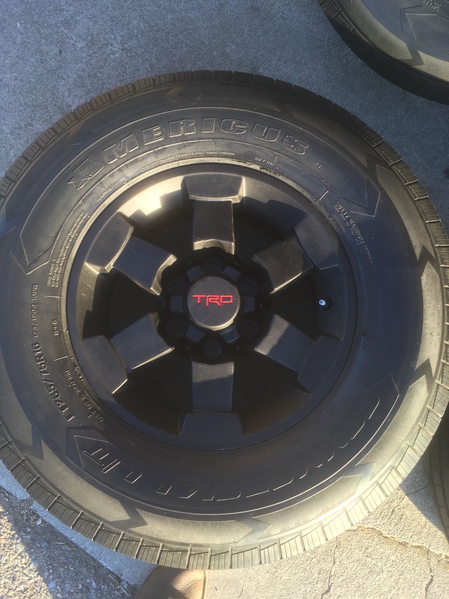 Set of 4 Toyota FJ Cruiser TRD TRAIL TEAMS WHEELS Rims and Tires WITH ...
