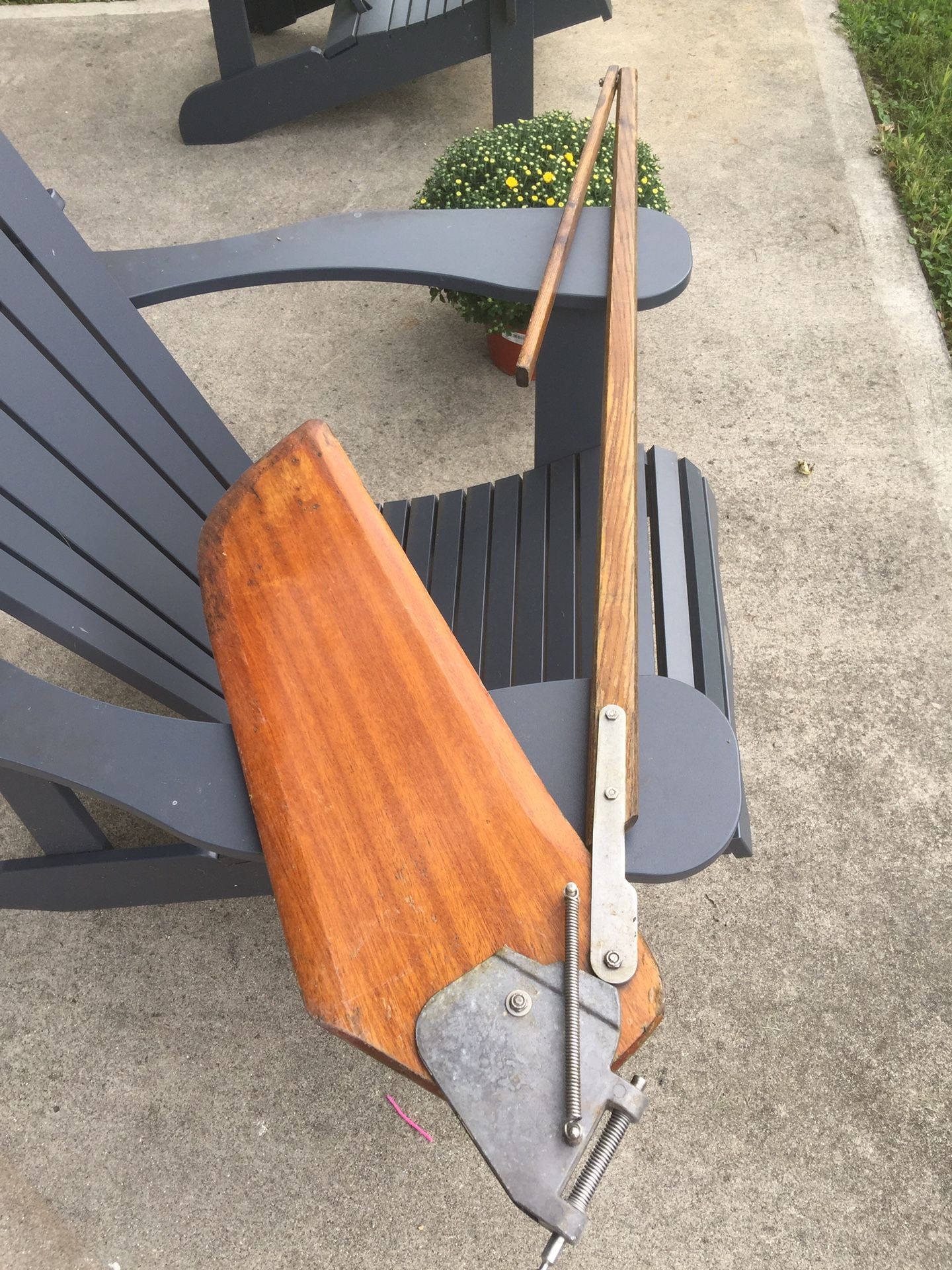 Sunfish Sailboat Mahogany Rudder Tiller -Excellent Condition for Sale ...