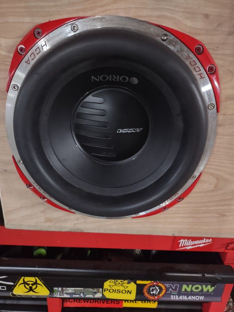 Orion HCCA 12-2 12" Competition Subwoofer HCAA122CK (Box not Included) for Sale in Cincinnati ...