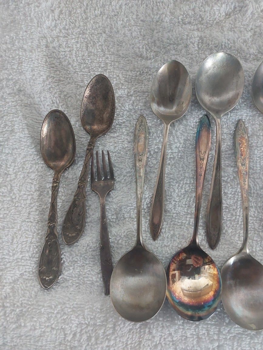 Antique Silver Plate Silver Ware ( 16 Pcs) for Sale in San Diego, CA ...