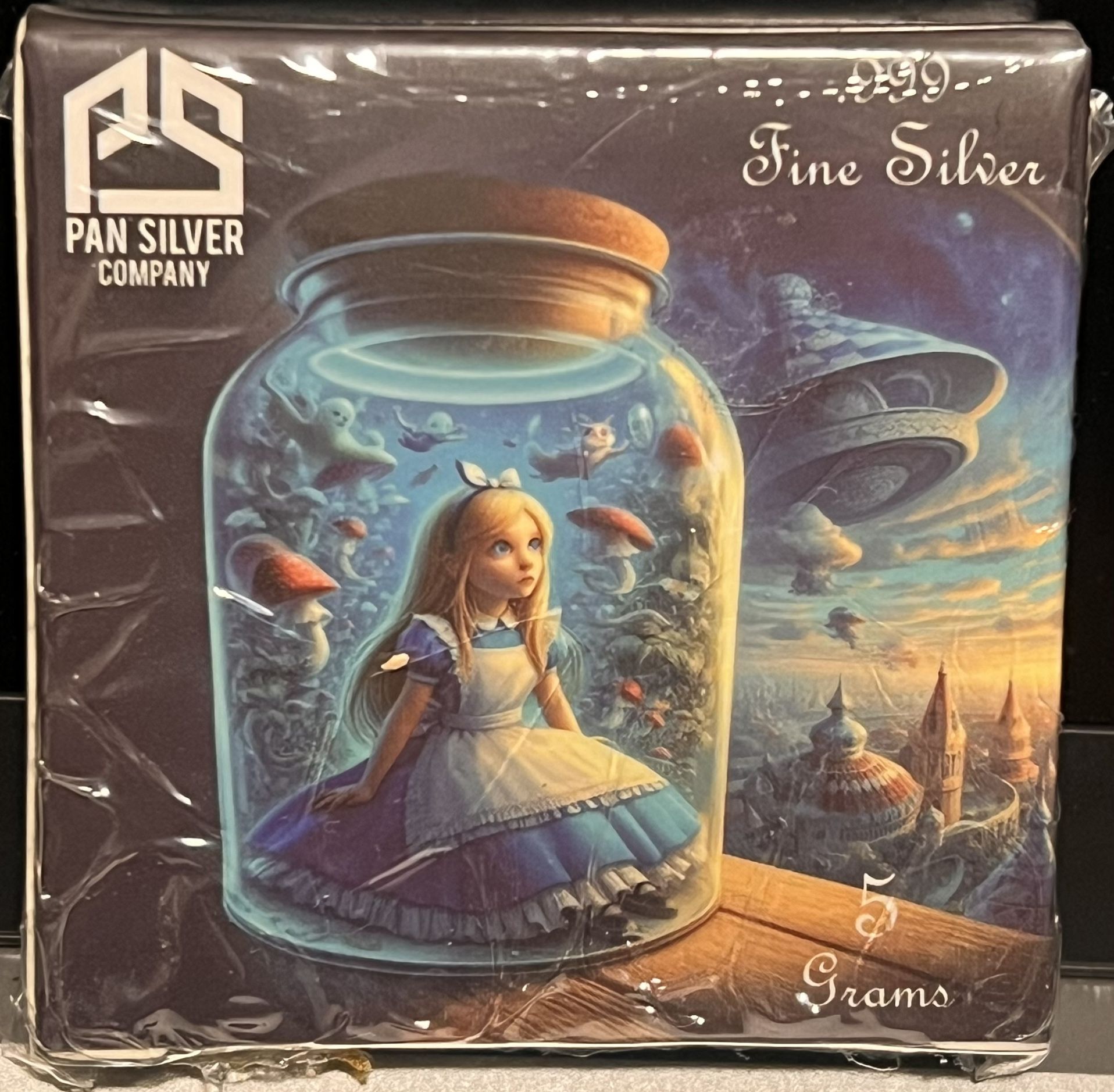 Pan Silver Company • 5 Grams Pure Silver (.999 Fine) in Display Case ...