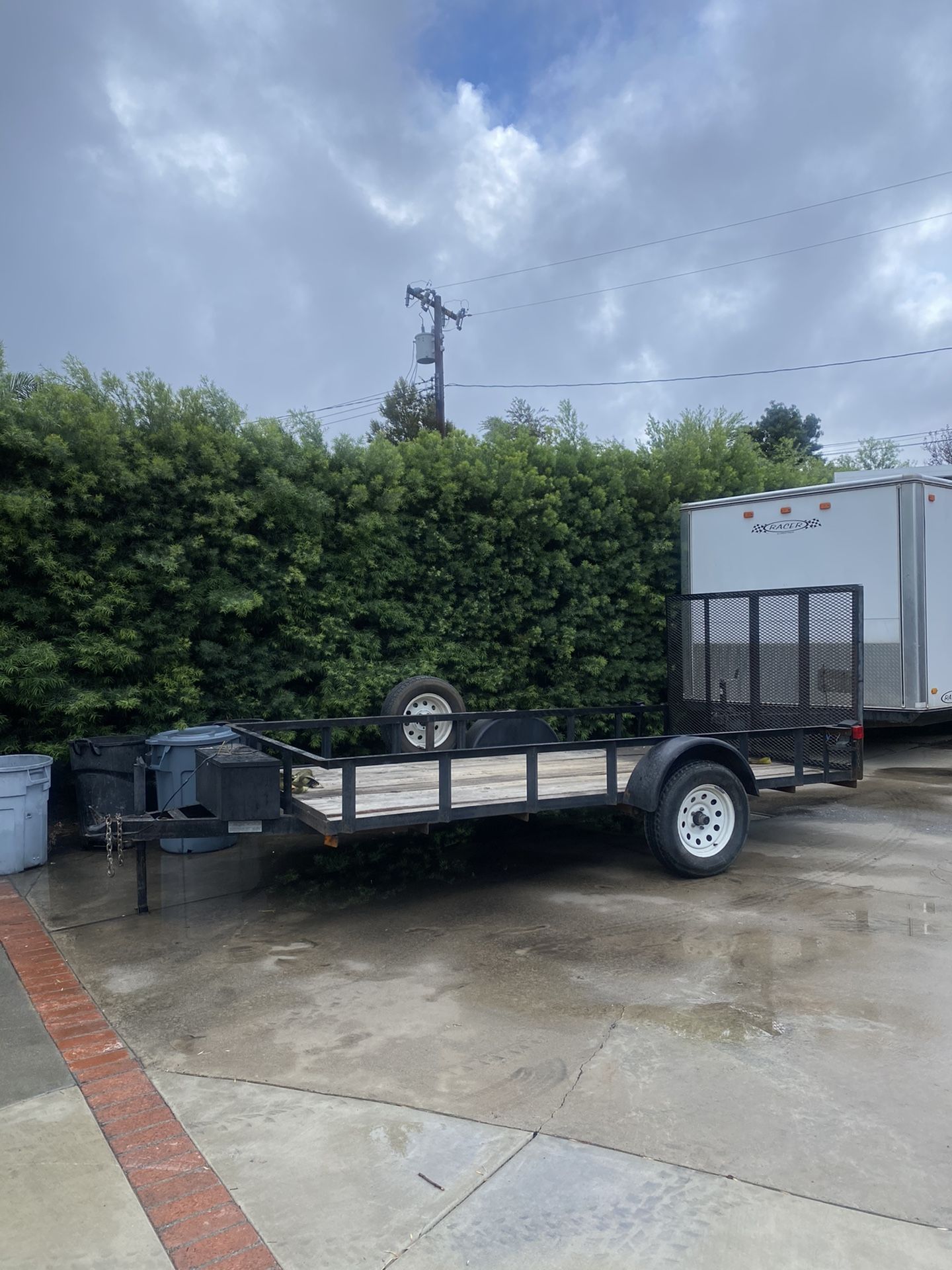 Aztex 12.5x6.5 flat bed cargo utv sxs trailer for Sale in Azusa, CA ...
