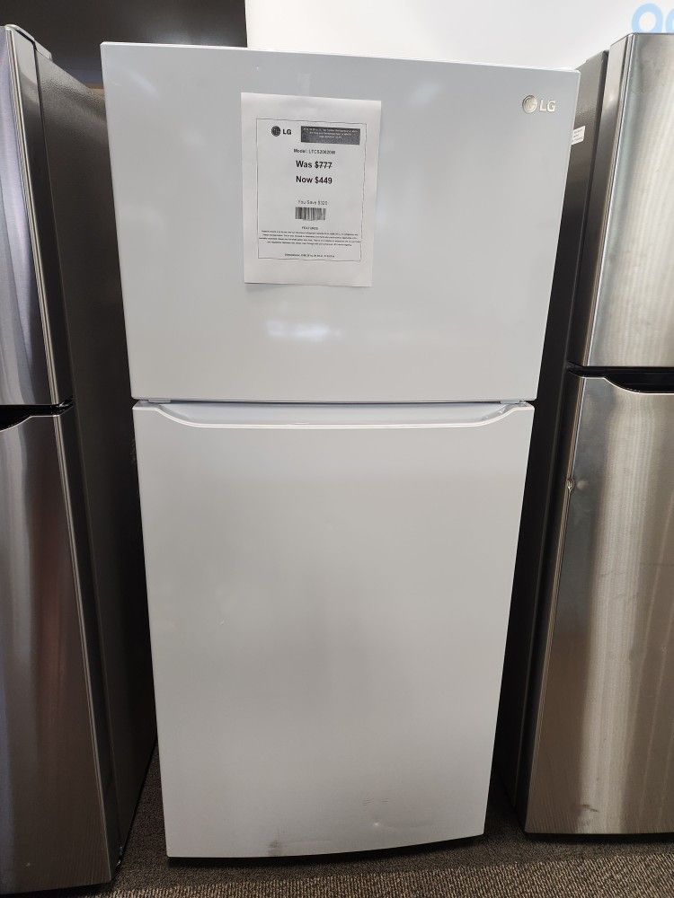 LG 20CF REFRIGERATOR 449! 0 DOWN 0% FINANCING! 48HR DELIVERY! 1YR ...