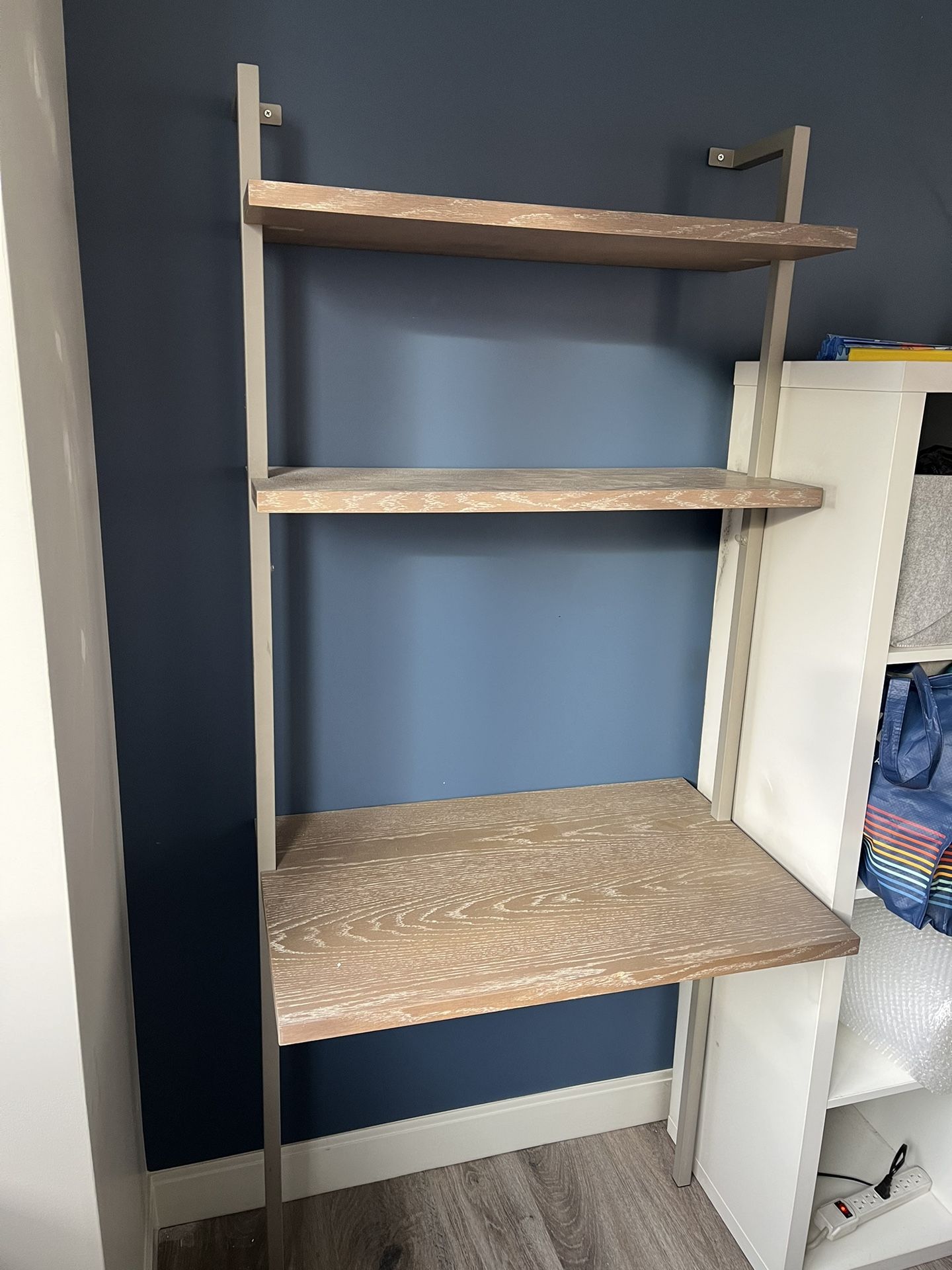 CB2 Helix Wall Mount Desk With Shelf for Sale in Los Angeles, CA - OfferUp