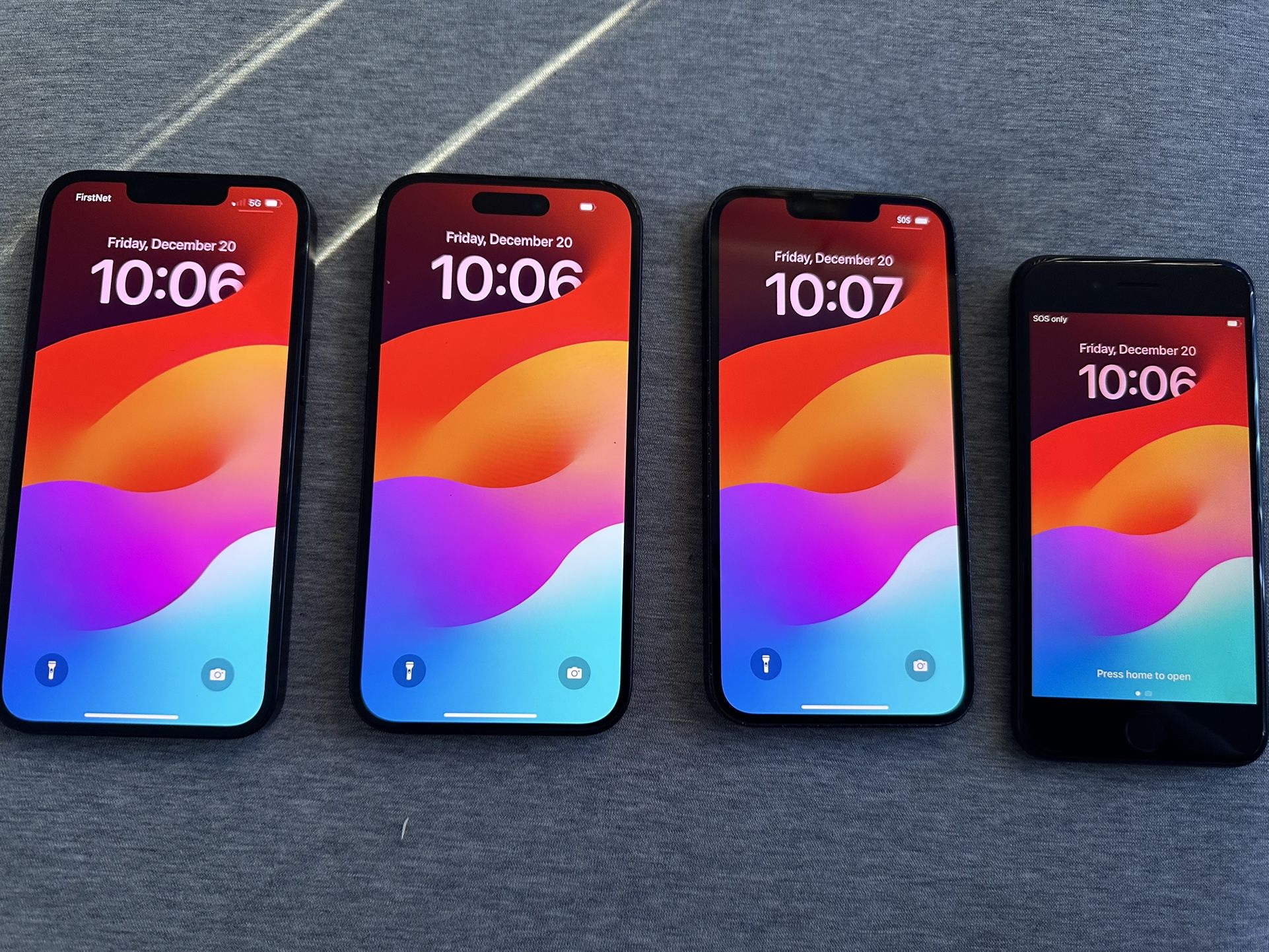LOT - 10 iPhones - iPhone 16, iPhone 15, iPhone 14… for Sale in San ...