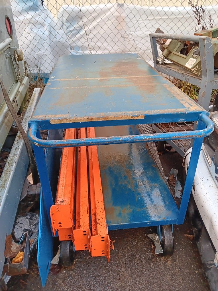 Blue Cart; Steel, Heavy Duty. for Sale in Renton, WA - OfferUp