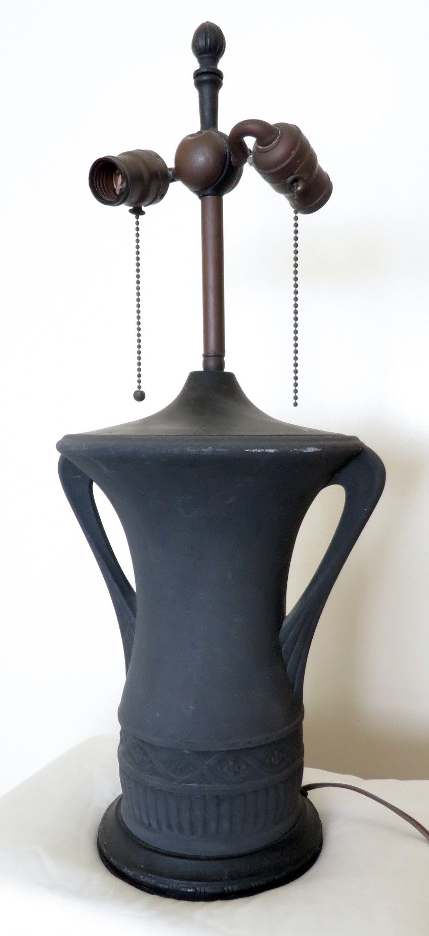 VINTAGE EARLY 20th CENTURY ART NOUVEAU LAVINITE LAMP for Sale in ...