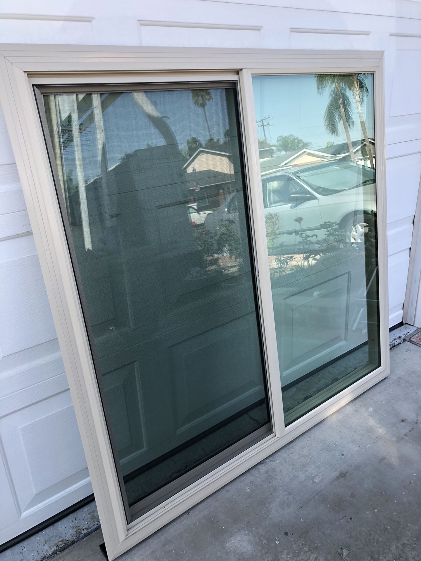 Tan color vinyl XO slider window 56.5“ x 54.5“ for Sale in HUNTINGTN ...