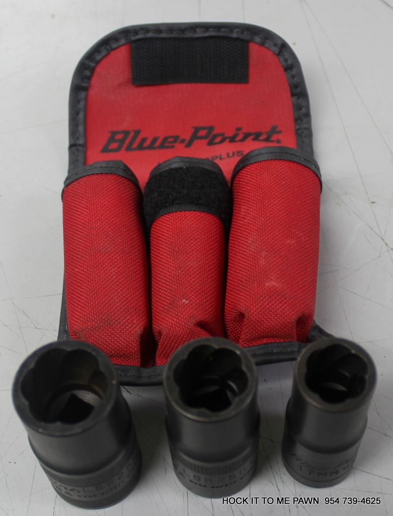 BLUE-POINT TOOLS LSR2500PLUS DUAL FLIP LUG NUT SOCKET SET WITH POUCH ...
