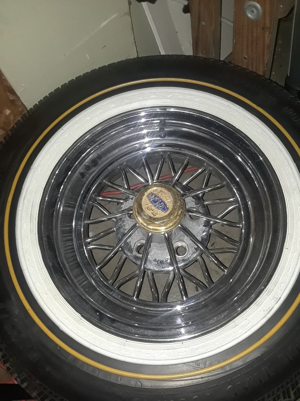 15 " cragar 30 spoke vogue tires gold cap for Sale in Joliet, IL - OfferUp