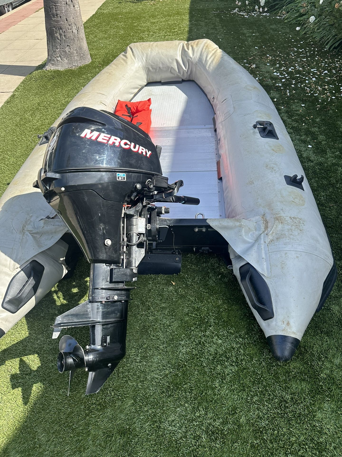 10 Foot Inflatable Motorized Dinghy With 10HP Engine for Sale in San ...