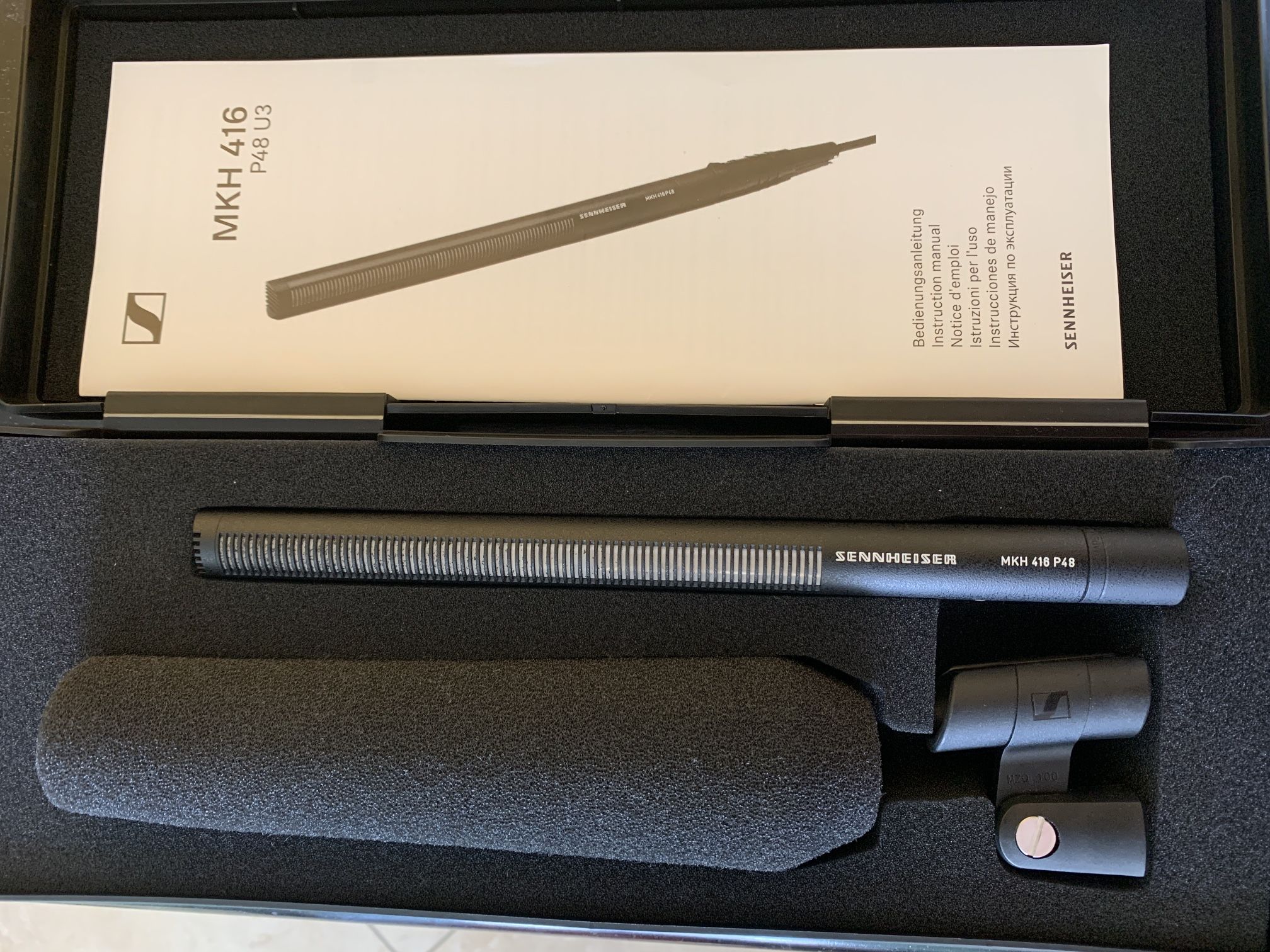 Sennheiser Professional MKH 416-P48U3 Short Shotgun Interference Tube ...