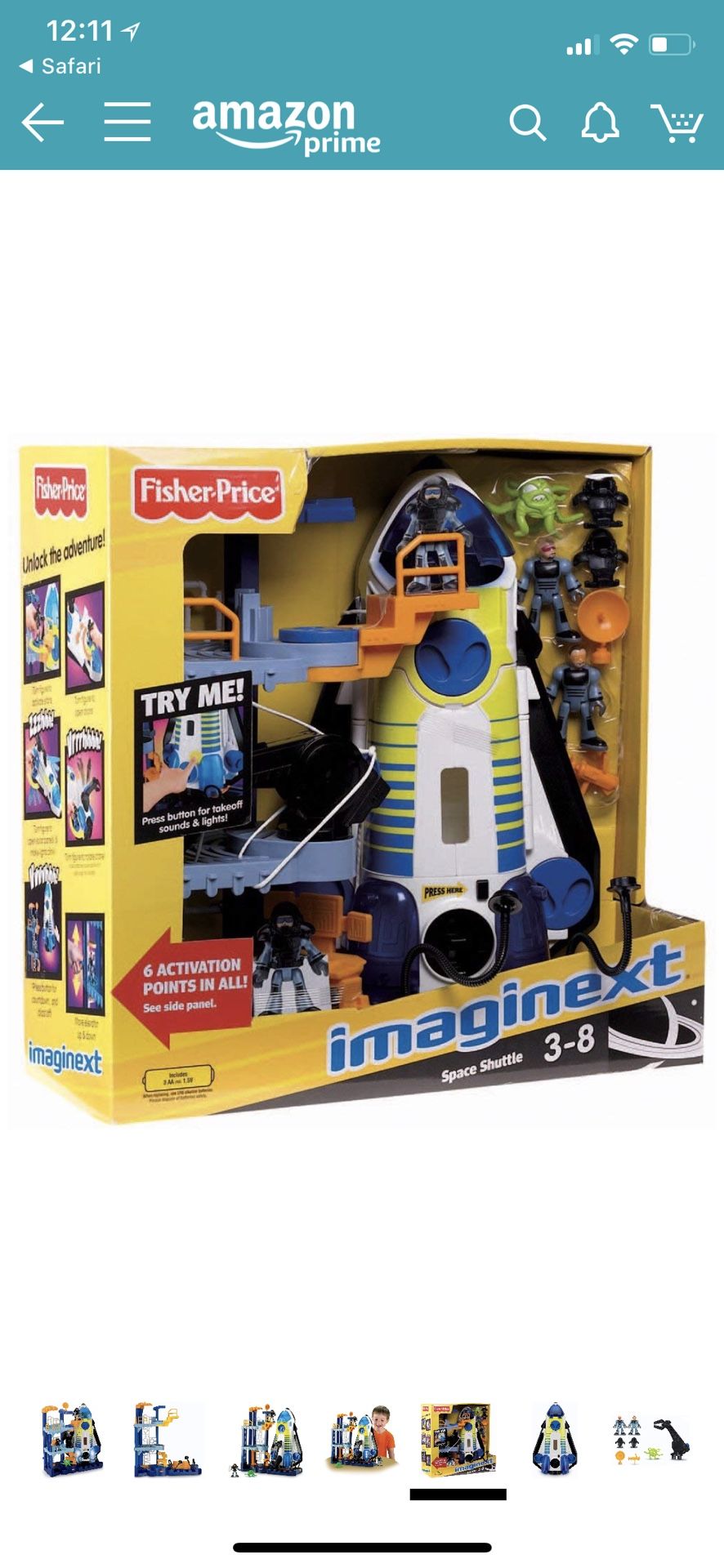Imaginext Space Station Ship