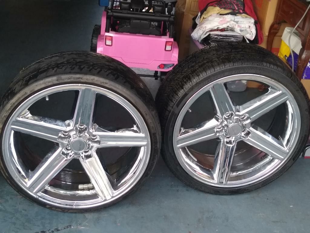 3-24 inch IRoc Rims for sale. 2 of them come with new tires! The 3rd is ...