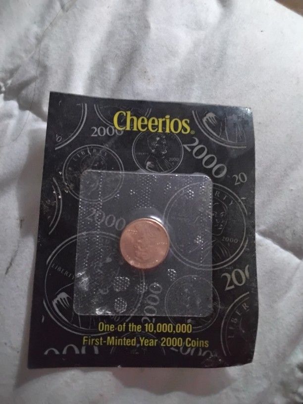 Cheerios 2000 Promotional One Cent Coin for Sale in Grayland, WA - OfferUp
