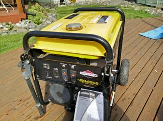 Lot 61 Briggs Stratton EXL8000 Portable Generator , 50% OFF
