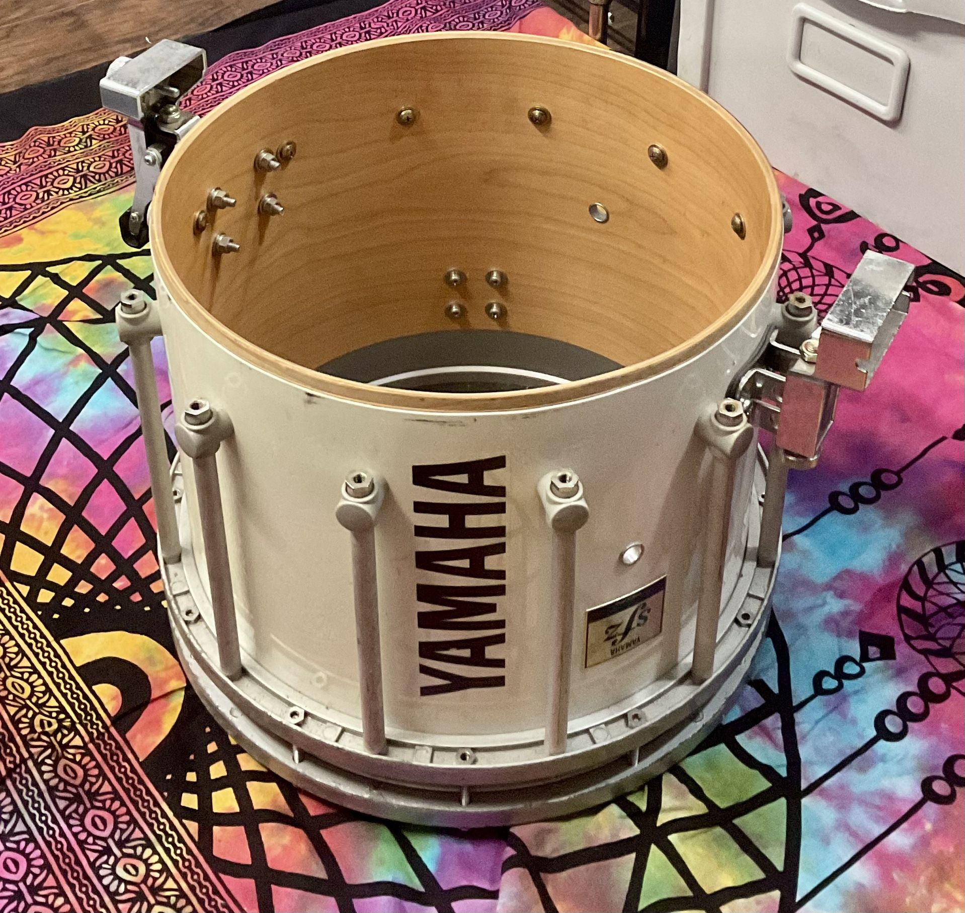 Yamaha SFZ Marching Snare Drum 14x12 w/ Carrier - 2010's - White for ...