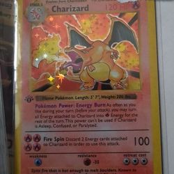 First Edition Charizard Pokemon Card