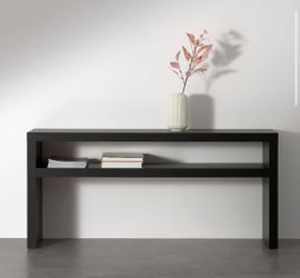 IKEA LACK TV stand Console table black brown 55 1 8x15 3 8 for Sale in Washington DC OfferUp
