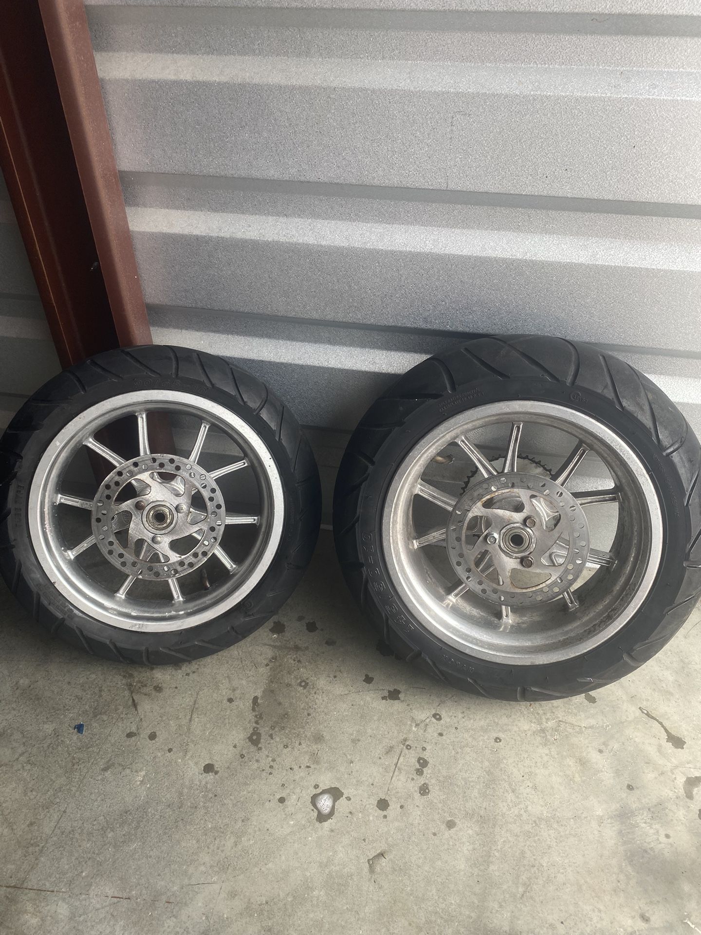 10” Mini Bike/ Súper Pocket Bike Rims Set for Sale in Houston, TX - OfferUp