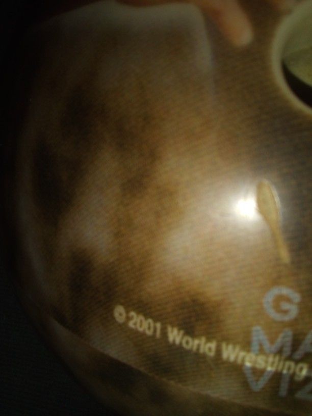 2001 Wwe Wwf Stone Cold Steve Austin Bowling Ball Viz-a-ball...With ...