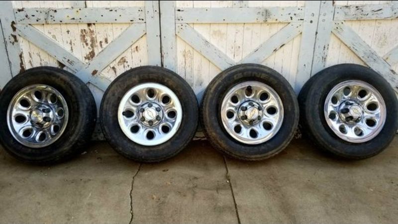 2008 Chevy Silverado 1500 OEM Stock Rims (Steel) 17X7.5" for Sale in ...